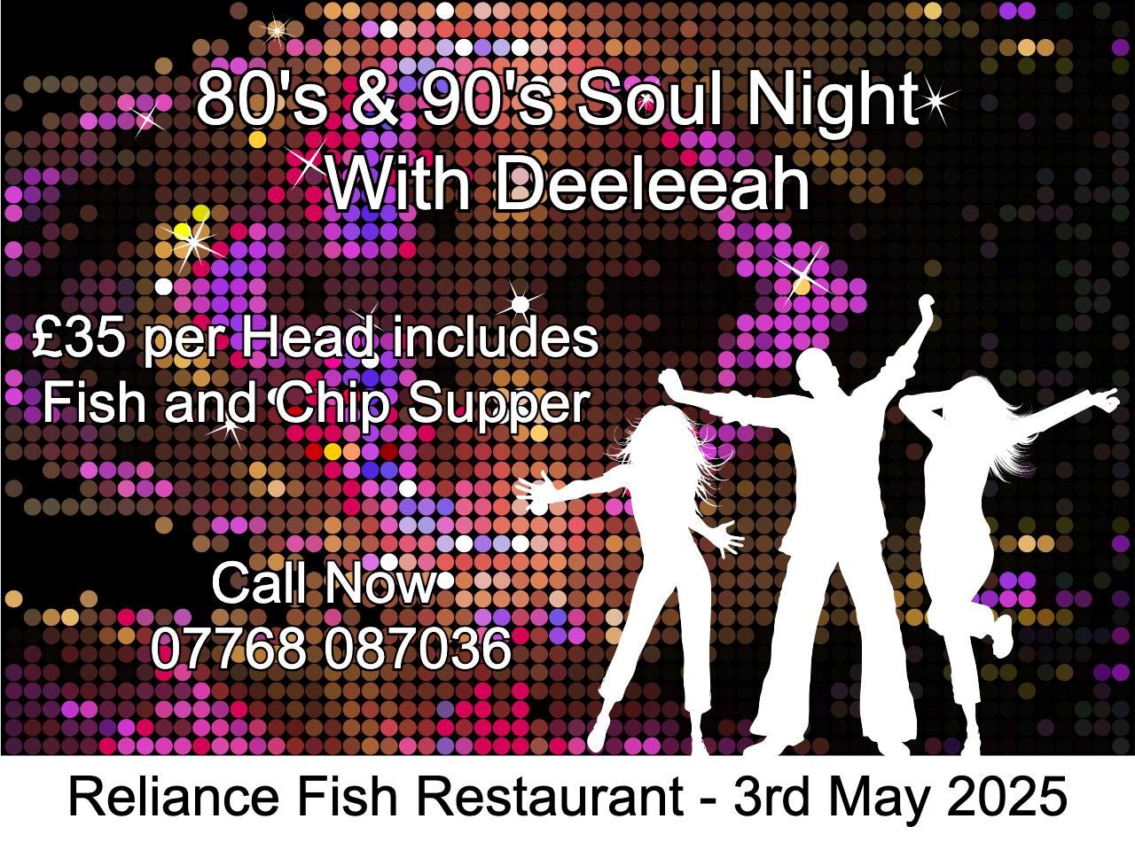 80's and 90's Soul Night