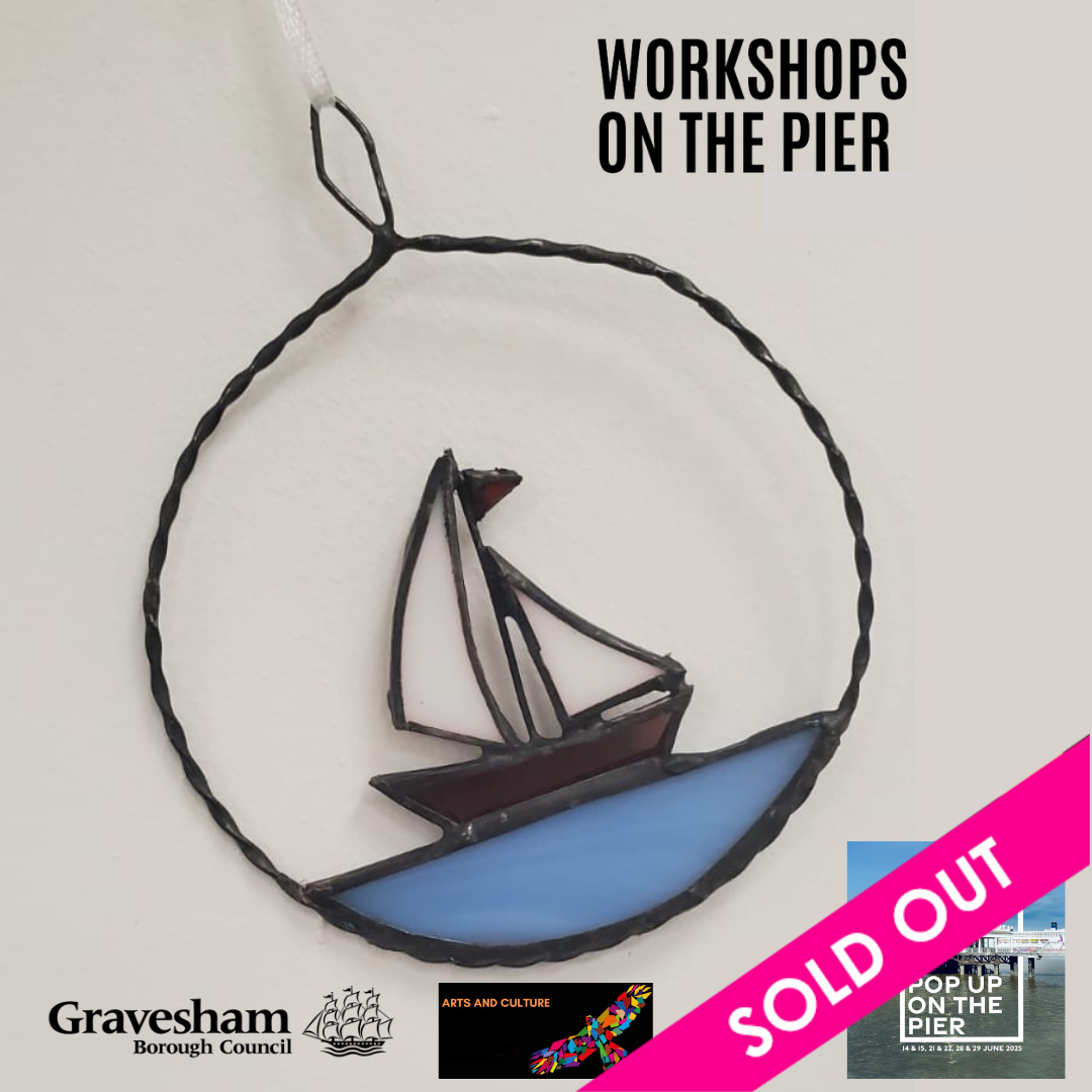 Pop Up on the Pier - Stained Glass Boat Suncatcher Workshop